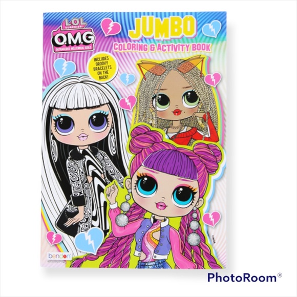 Mattel | Toys | Lol Surprise Jumbo Color Book | Poshmark